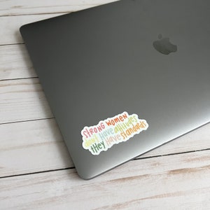 Feminist Sticker | Strong Women Affirmation Decal | Inspirational ...
