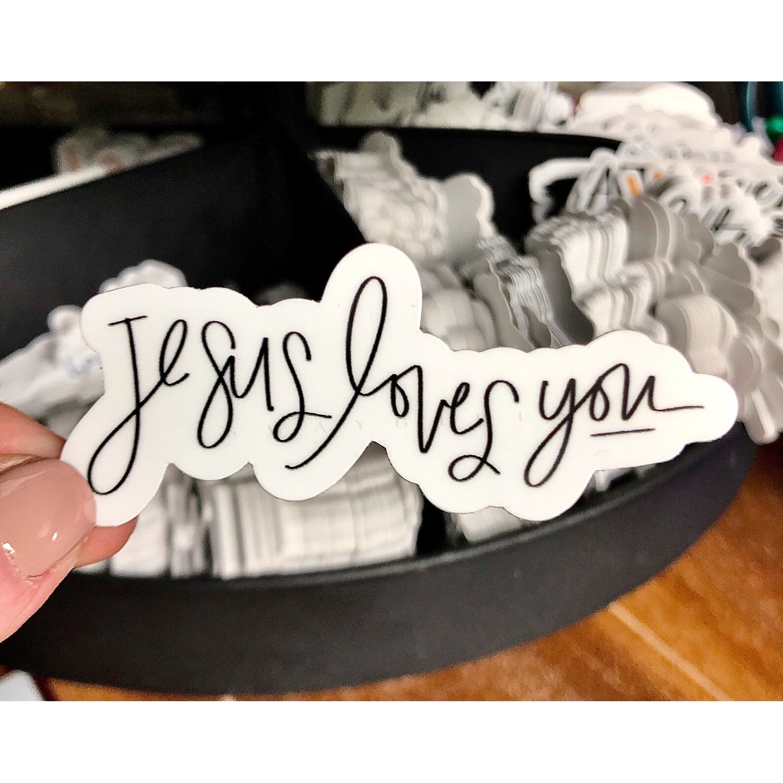 Christian Quotes Bible Verse Sticker Quote Faith Jesus | Etsy