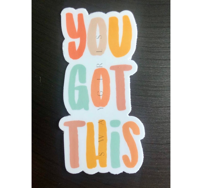 Inspirational Quote Stickers Waterproof Vinyl Decals You - Etsy