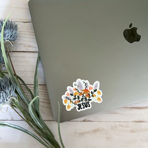 Jesus Sticker | Christian Faith Stickers | Waterproof Vinyl Decals ...