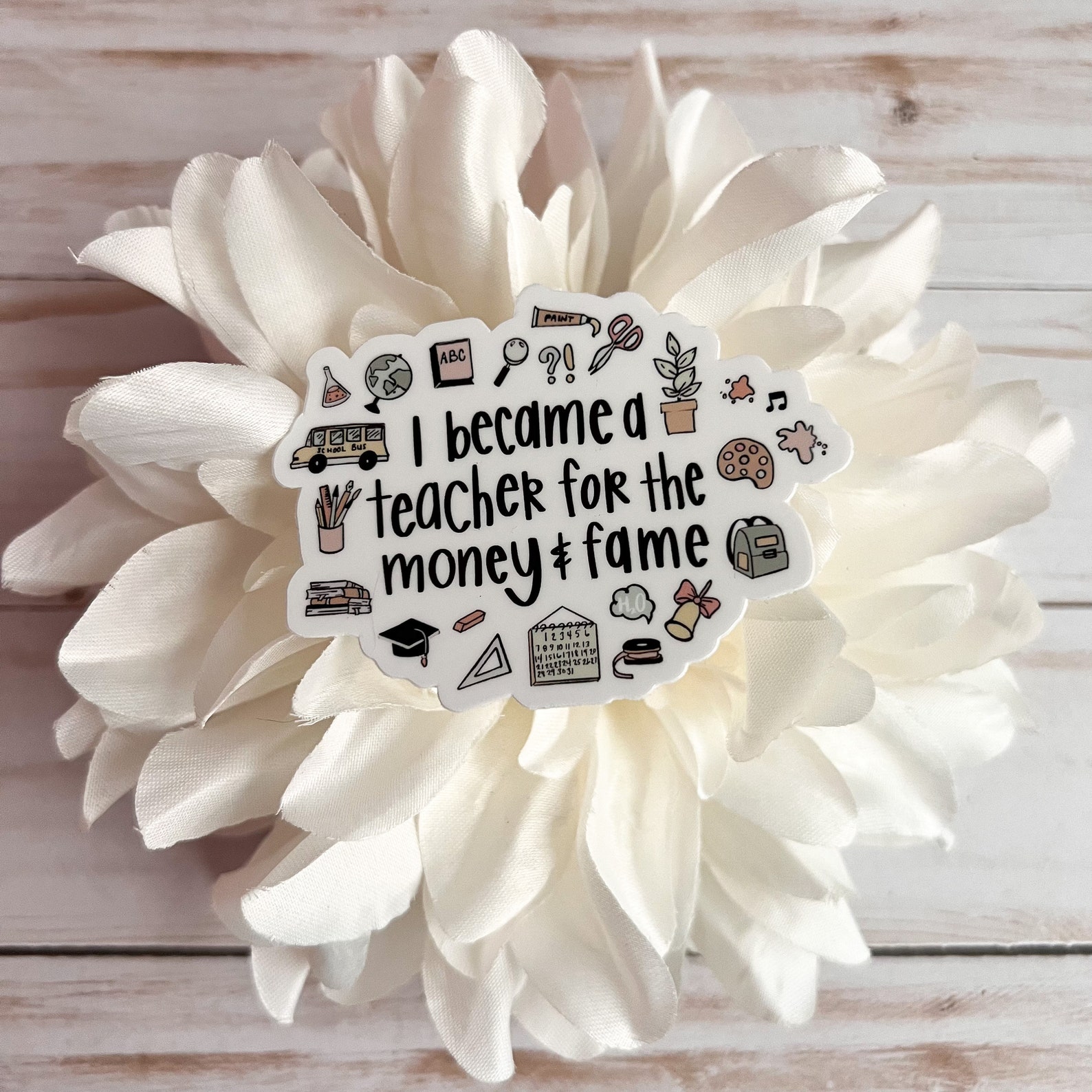 Teacher Sticker Funny Student Teacher Gifts Back to School - Etsy