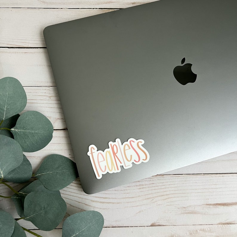 Fearless Sticker No Fear Decal Do Not Be Afraid Sticker - Etsy