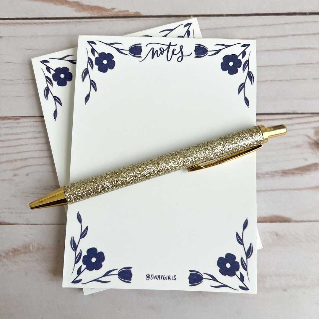 To Do List Notepad | Cute Notepads | Custom Floral Notepads ...