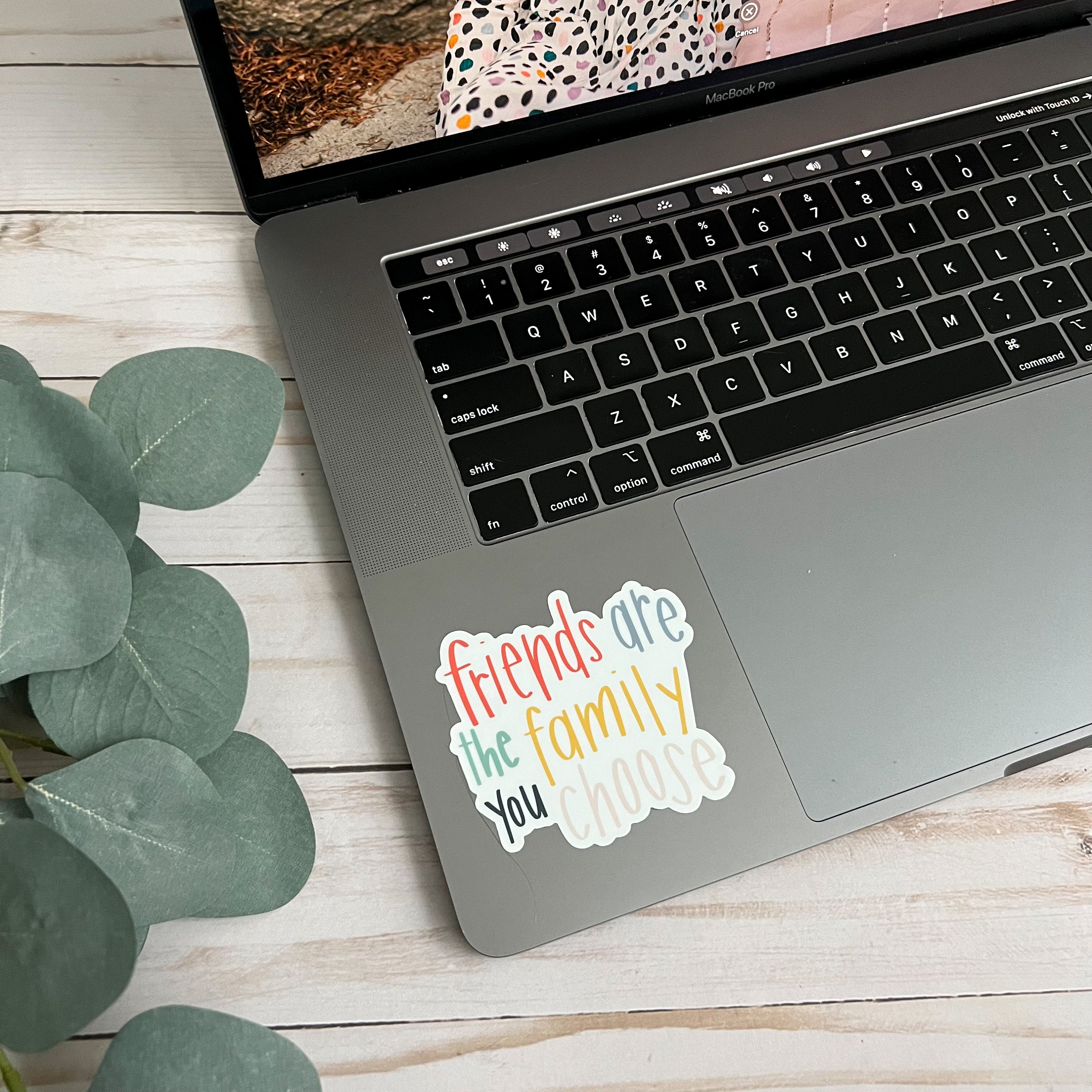 Friends & Family Stickers Sticker Quotes Waterproof Vinyl - Etsy