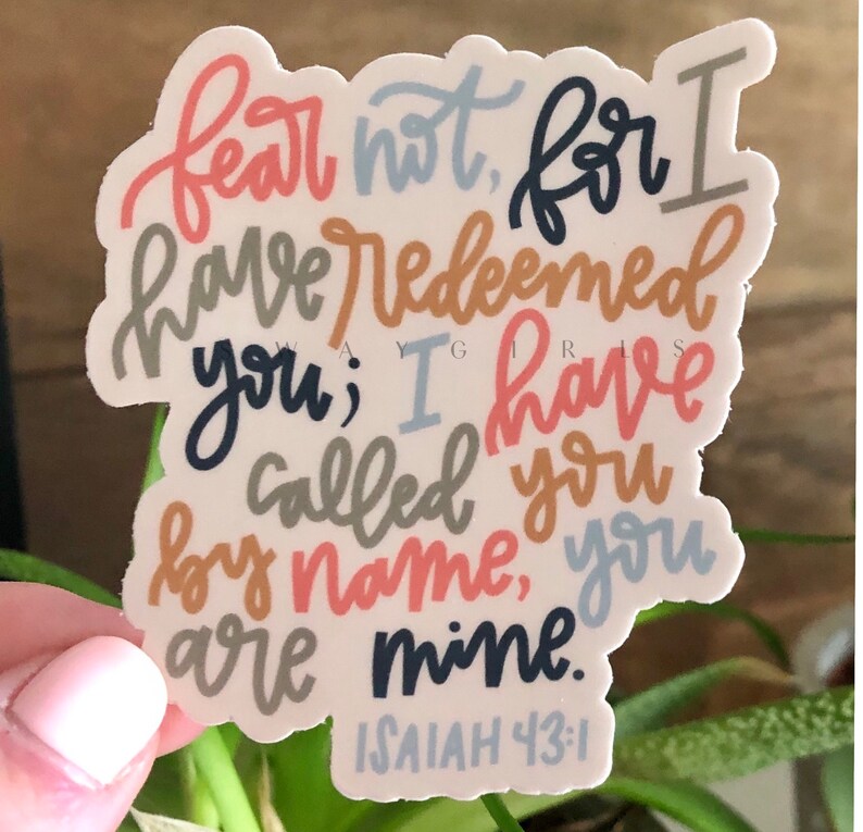 Faith stickers Christian stickers Waterproof vinyl decals | Etsy