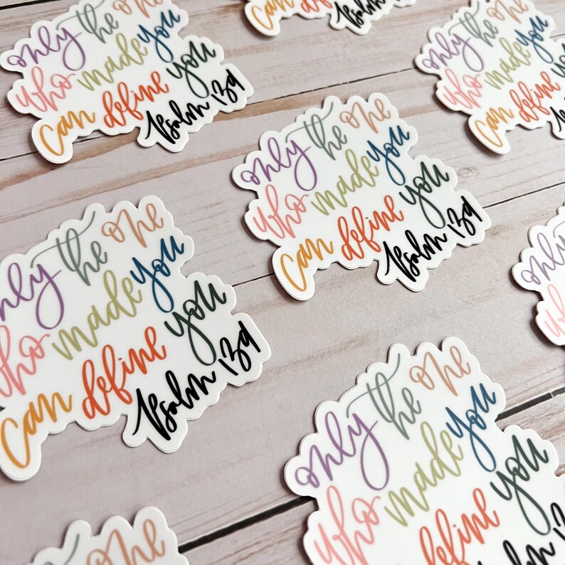 Christian Sticker Faith Decals About Jesus God the Bible | Etsy