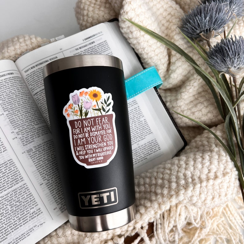 Isaiah 41:10 Sticker Bible Verse Sticker Quote Religious | Etsy