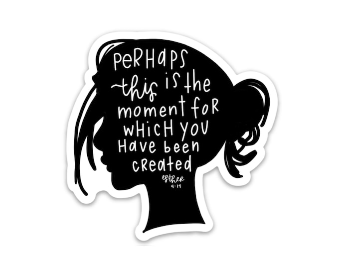 Bible Verse Sticker Esther 4:14 Christian Stickers - Etsy
