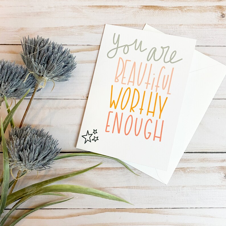 Inspirational Greeting Card Set | Encouraging Quotes Postcards | Set of ...