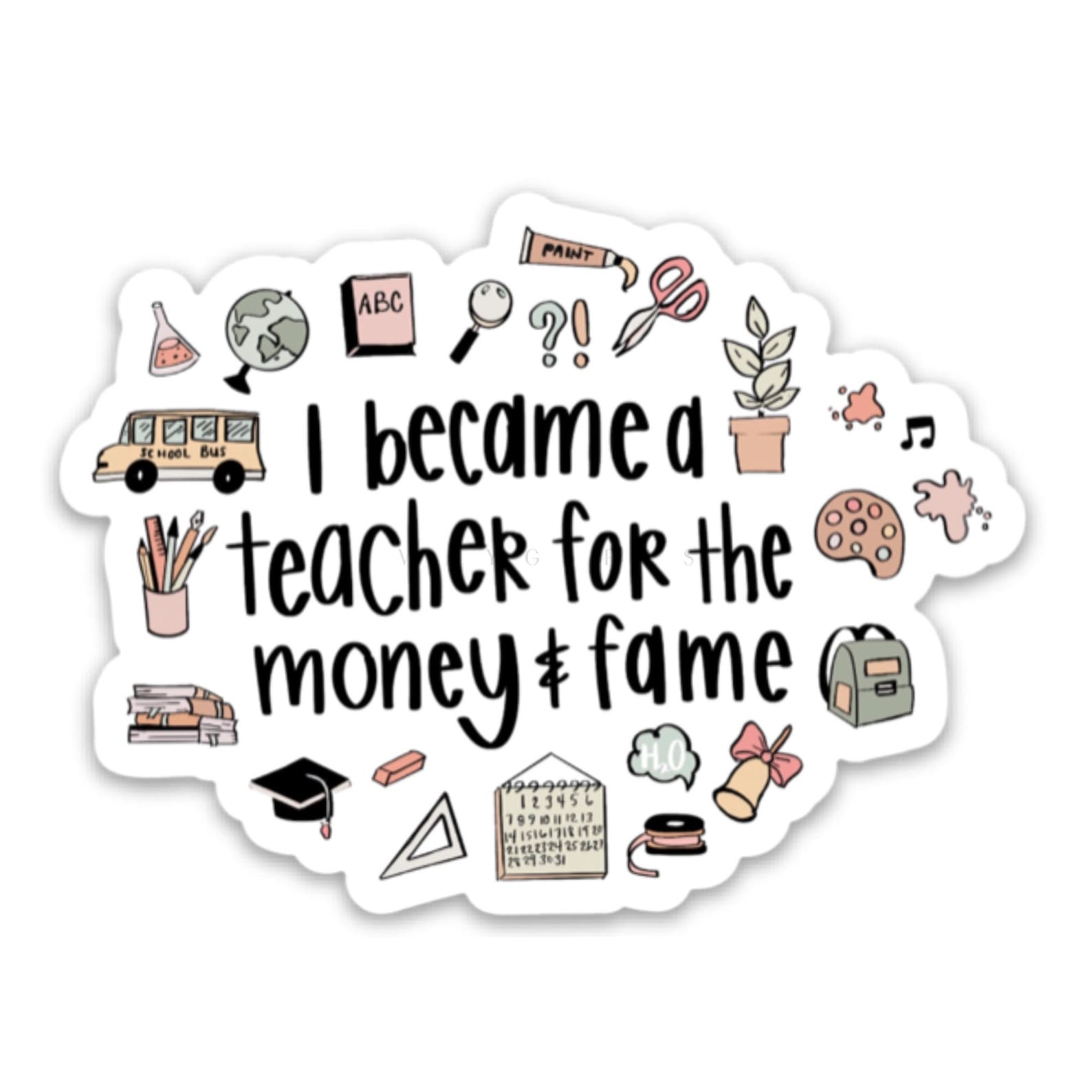 Teacher Sticker Funny Student Teacher Gifts Back to School - Etsy