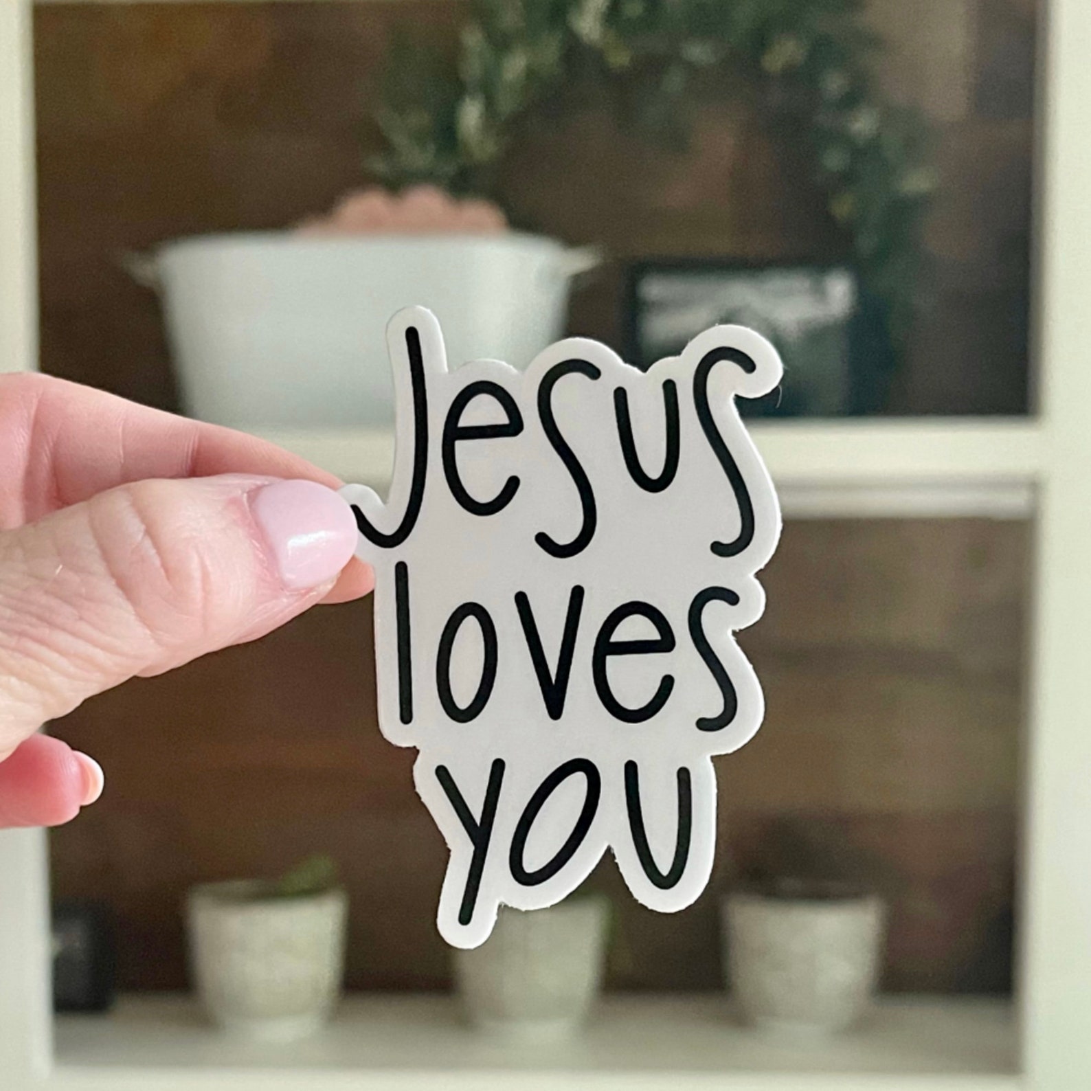 Christian Quotes Bible Verse Sticker Quote Faith Jesus | Etsy