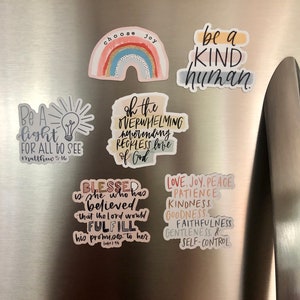 Christian Magnets Religious Faith Bible Verse Inspired - Etsy