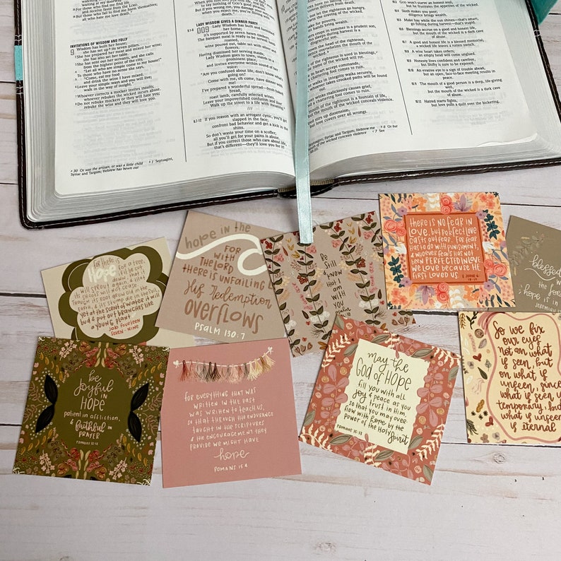 Bible Affirmation Cards Scripture Cards Prayer Cards | Etsy