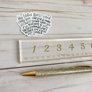 Lord's Blessing Sticker | Christian Sticker | Religious Quote Decal ...