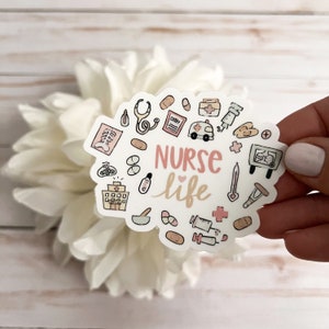 Nurse Sticker | Nursing Student Sticker | NP Sticker | Medical ...