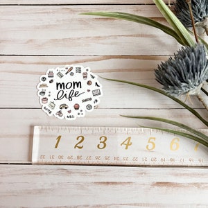 Mom Sticker | Mom Life Decal | Vinyl Waterproof Stickers for a Hydro ...