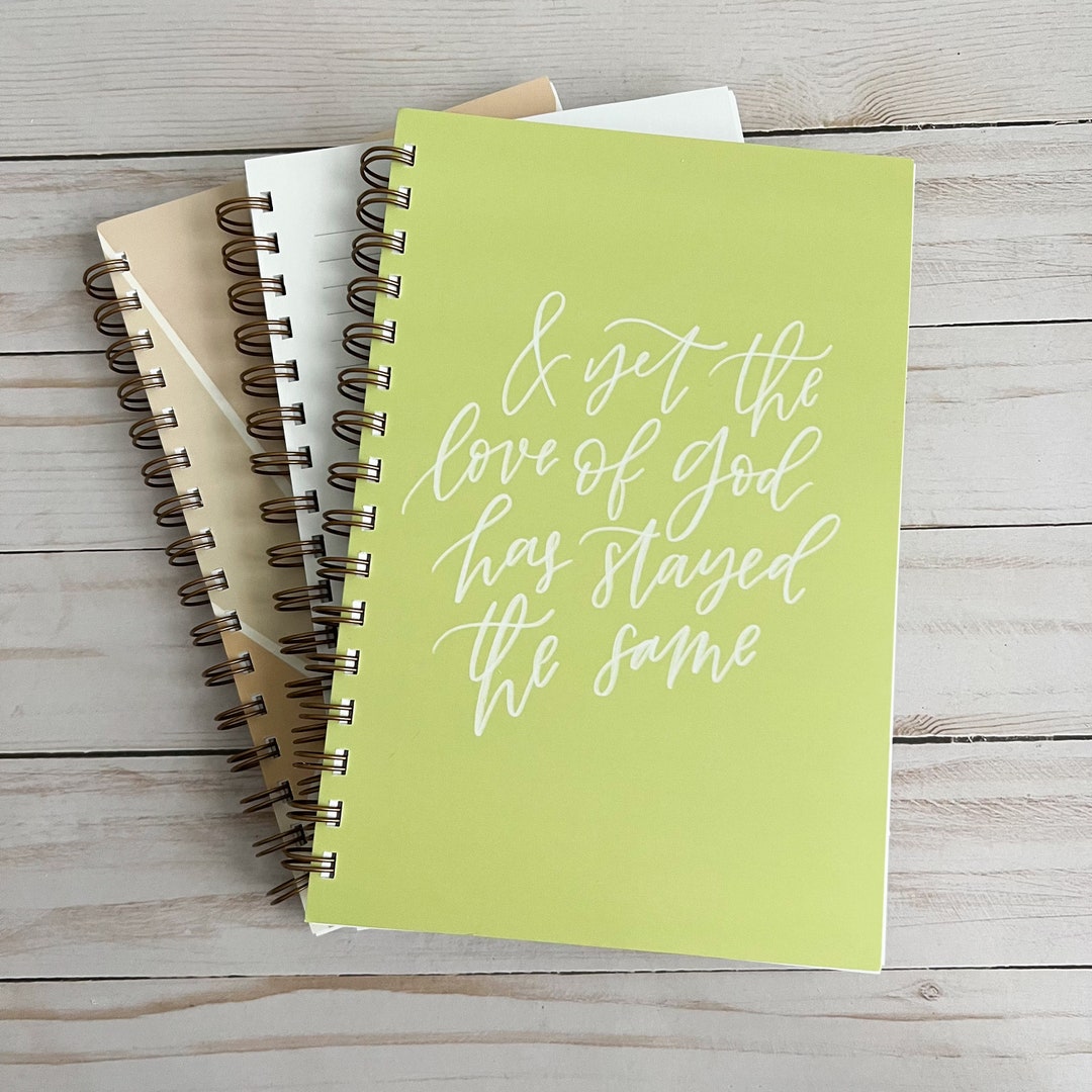 Bible Journal | Love of God Notebook | Spiral Notebooks | Soft Cover ...