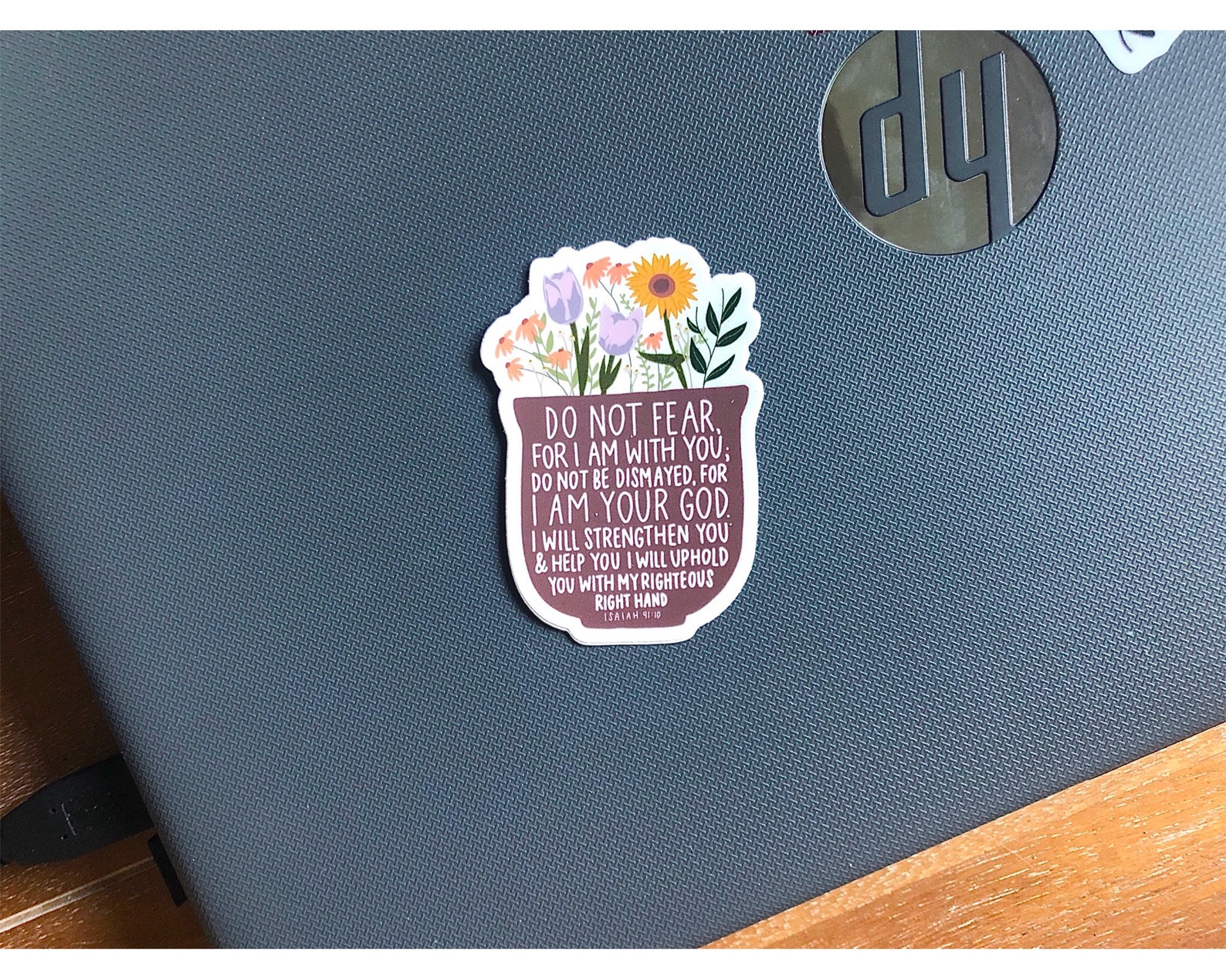 Isaiah 41:10 sticker Bible verse sticker quote Religious | Etsy