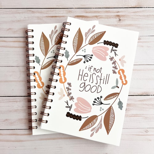 Spiral Notebooks Soft Cover Journal Faith Notebook - Etsy