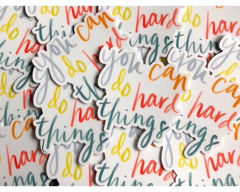 Encouraging Inspirational Stickers Waterproof Vinyl Decals - Etsy