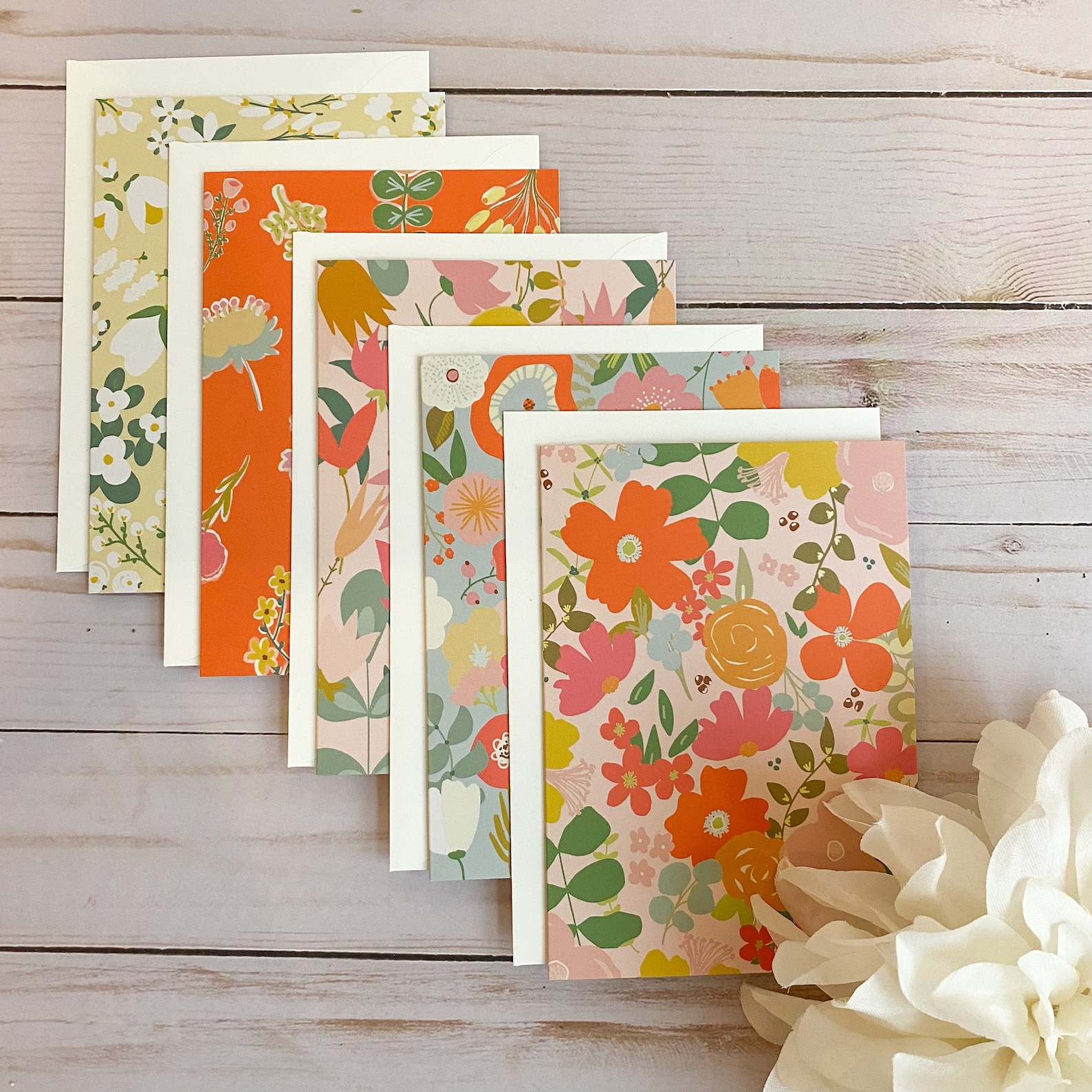 Handmade Greeting Cards Blank Inside Set of 5 Cards - Etsy