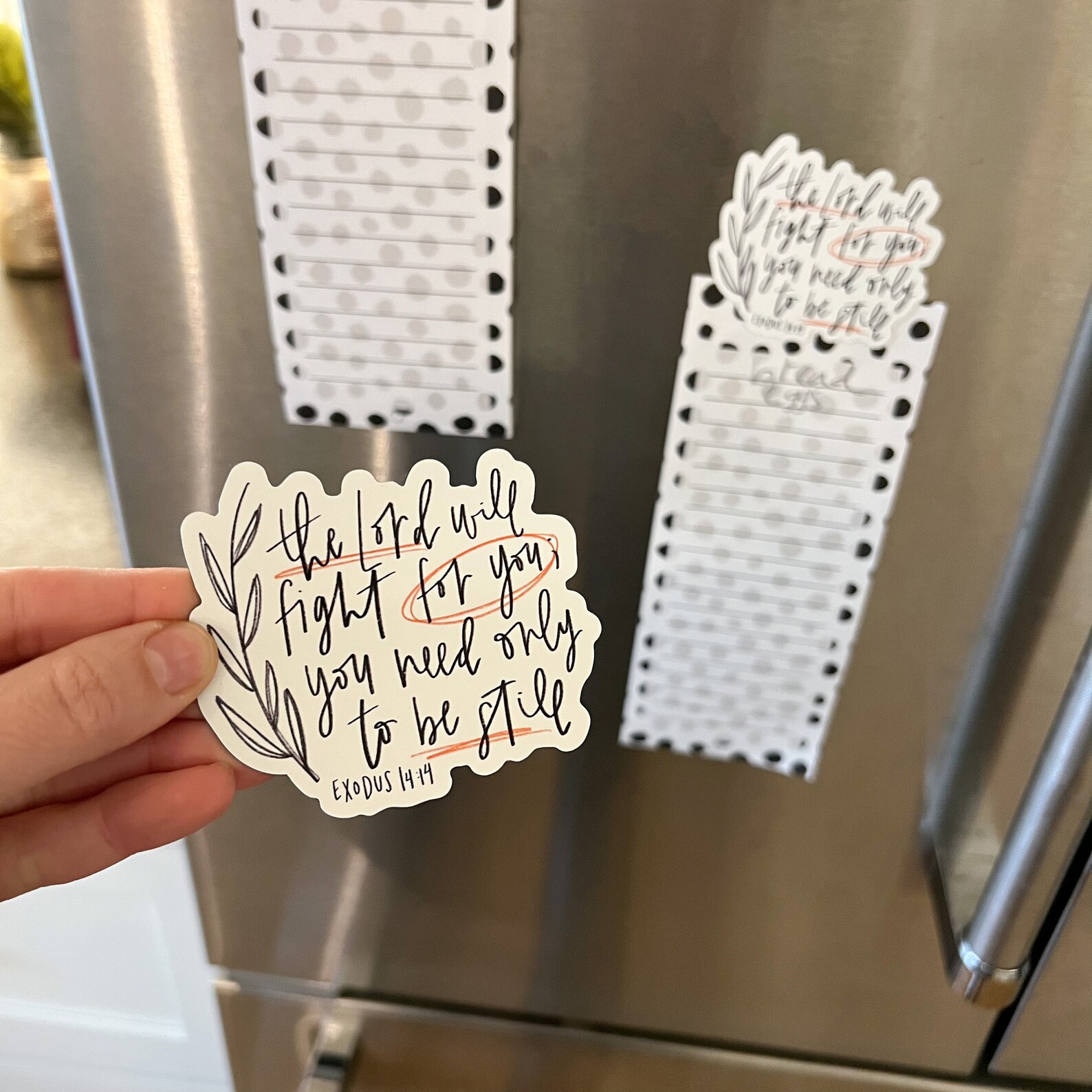 Be Still Magnet | Exodus 14:14 Christian Verse - Etsy