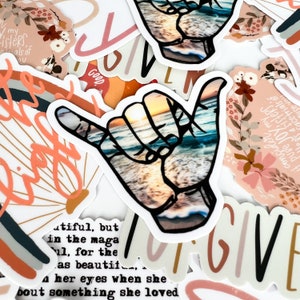 Hang Loose Sticker | Shaka Decal | Hawaii Stickers | Surf Decal - Etsy