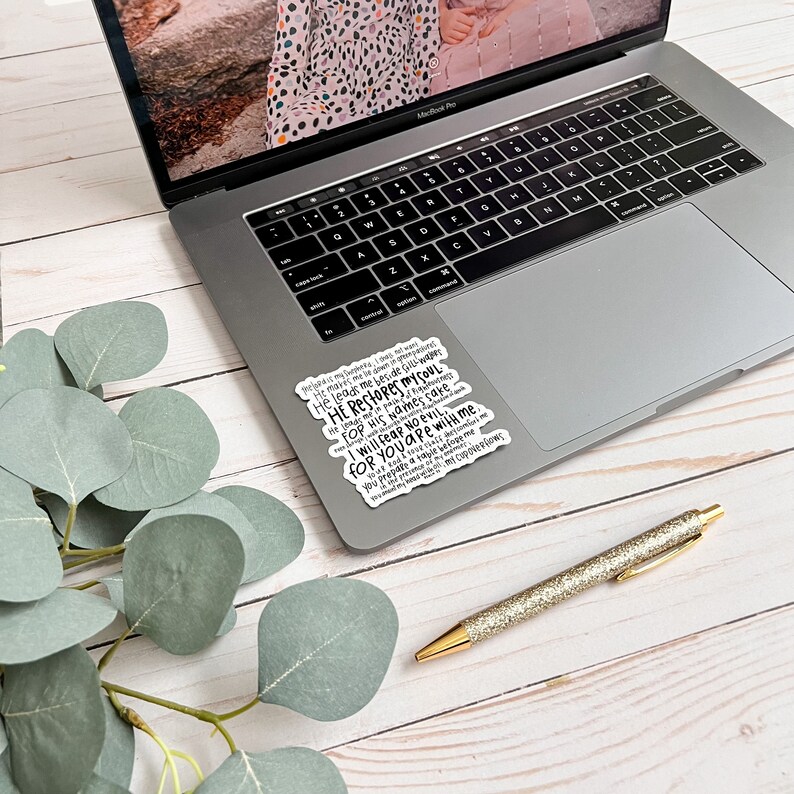 Psalm 23 Sticker Christian Stickers Religious Faith Decals - Etsy