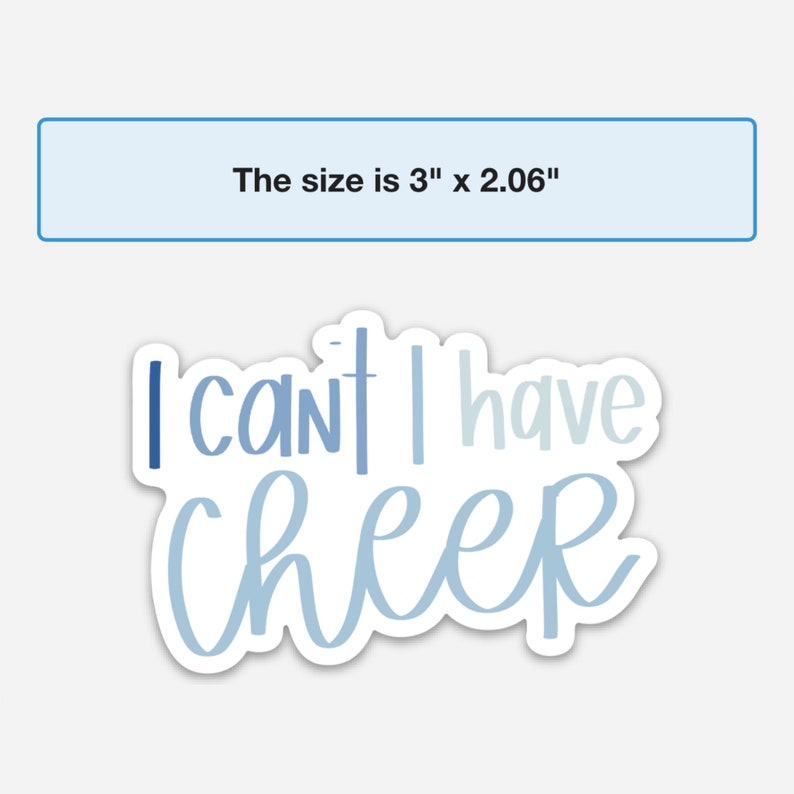 Cheer Sticker Cheerleader Decal Waterproof Vinyl Stickers - Etsy