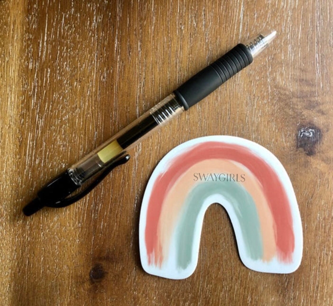 Pastel Rainbow Sticker Waterproof Vinyl Stickers for Laptop | Etsy