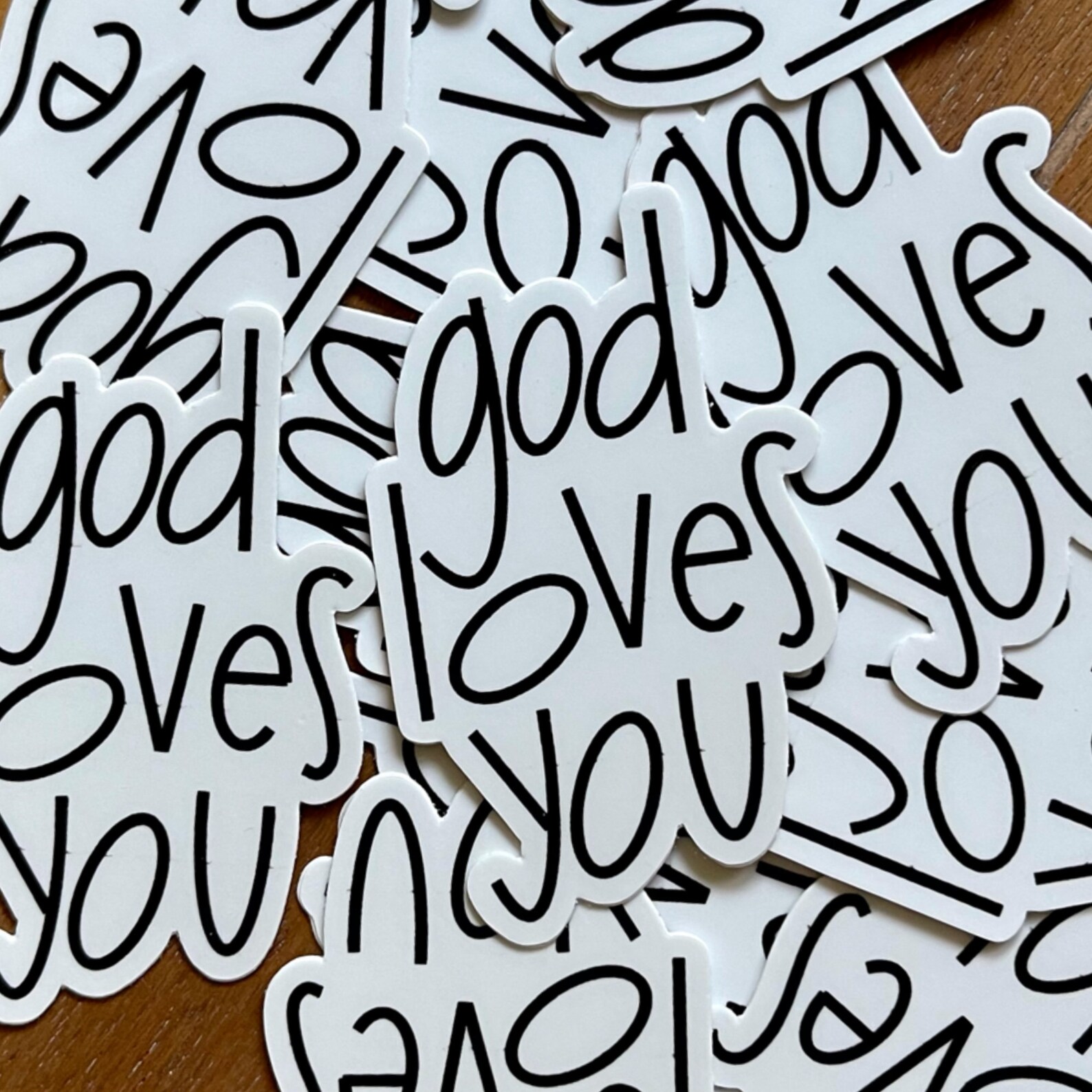 God Loves You Sticker Christian Faith Based Products - Etsy UK