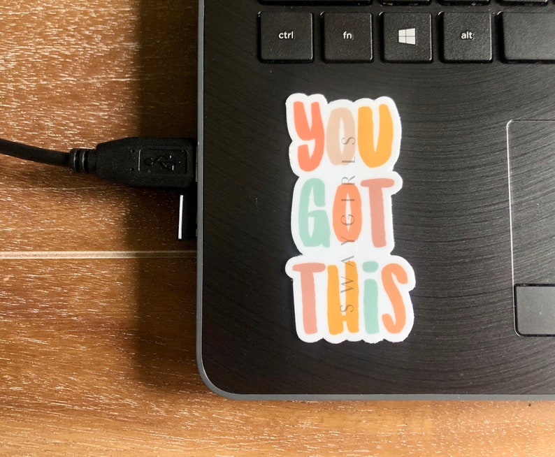 Inspirational Quote Stickers Waterproof Vinyl Decals You - Etsy