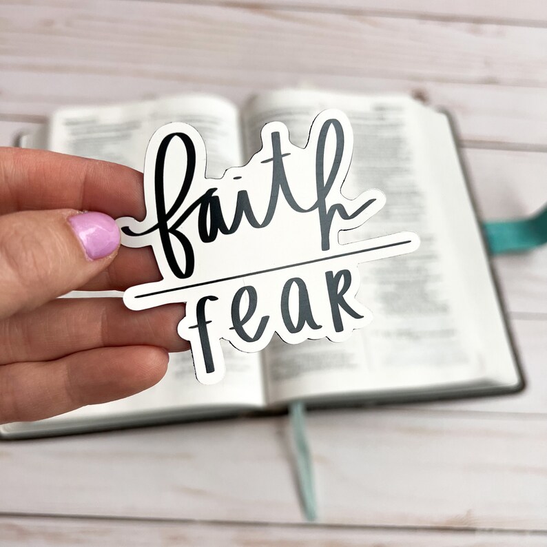Faith Over Fear Magnet Christian Fridge Magnets Faith - Etsy
