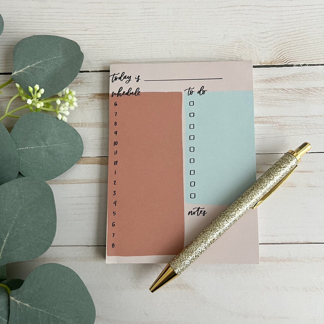 Daily Planner Notepad | to Do List Notepad | Undated Planner | Daily ...