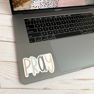 Pray Sticker | Christian Stickers | Faith Decals & Gifts | Prayer ...