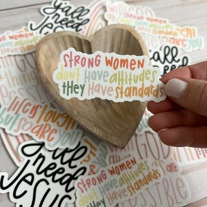 Feminist Sticker | Strong Women Affirmation Decal | Inspirational ...