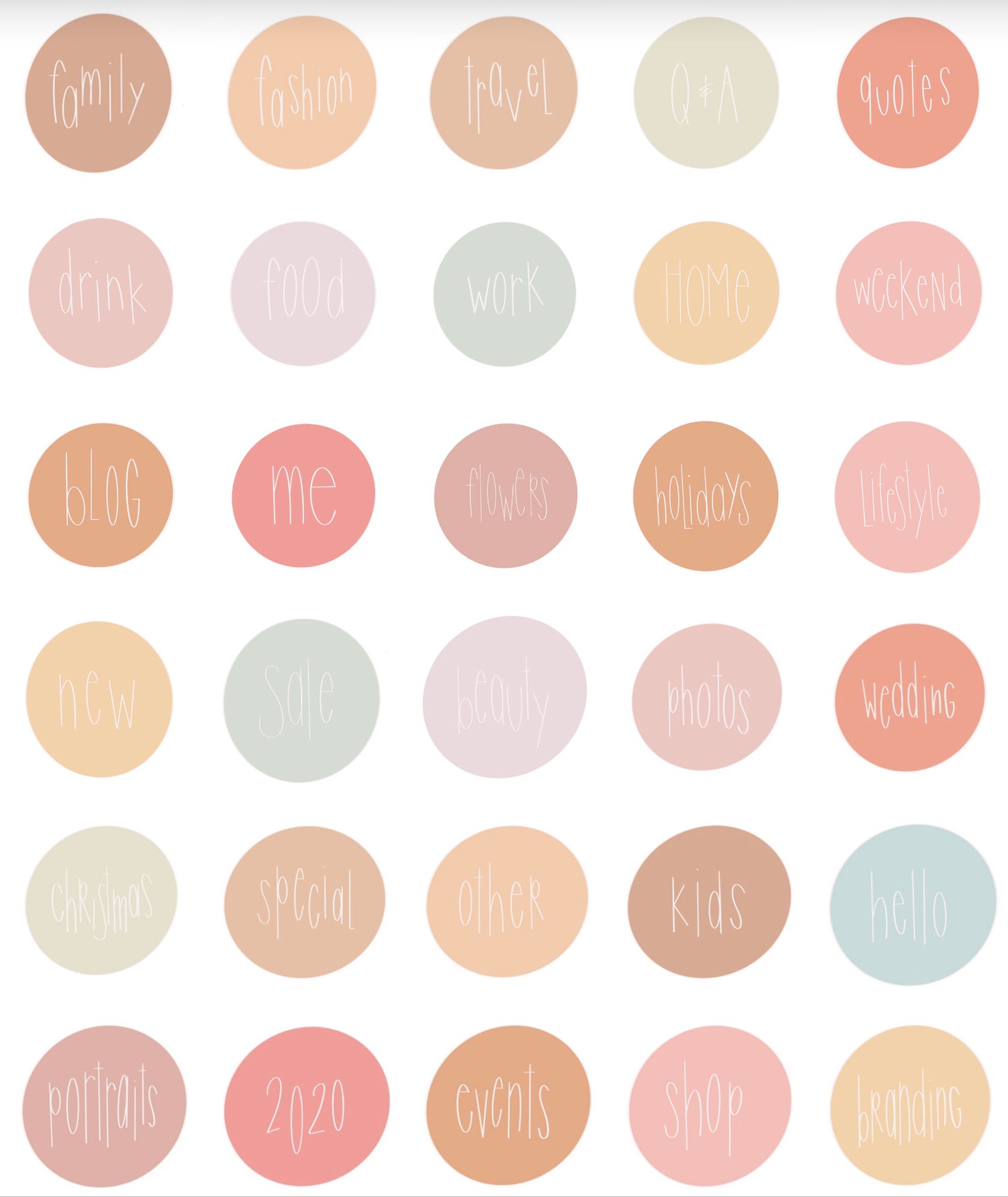 Boho Instagram Neutral Story Highlight Icons Social Media - Etsy