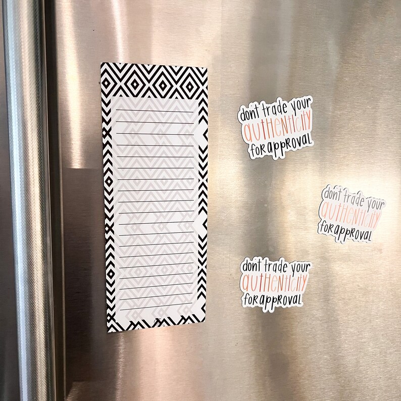 Self Love Magnet: Inspirational Quote, Authenticity Over Approval - Etsy