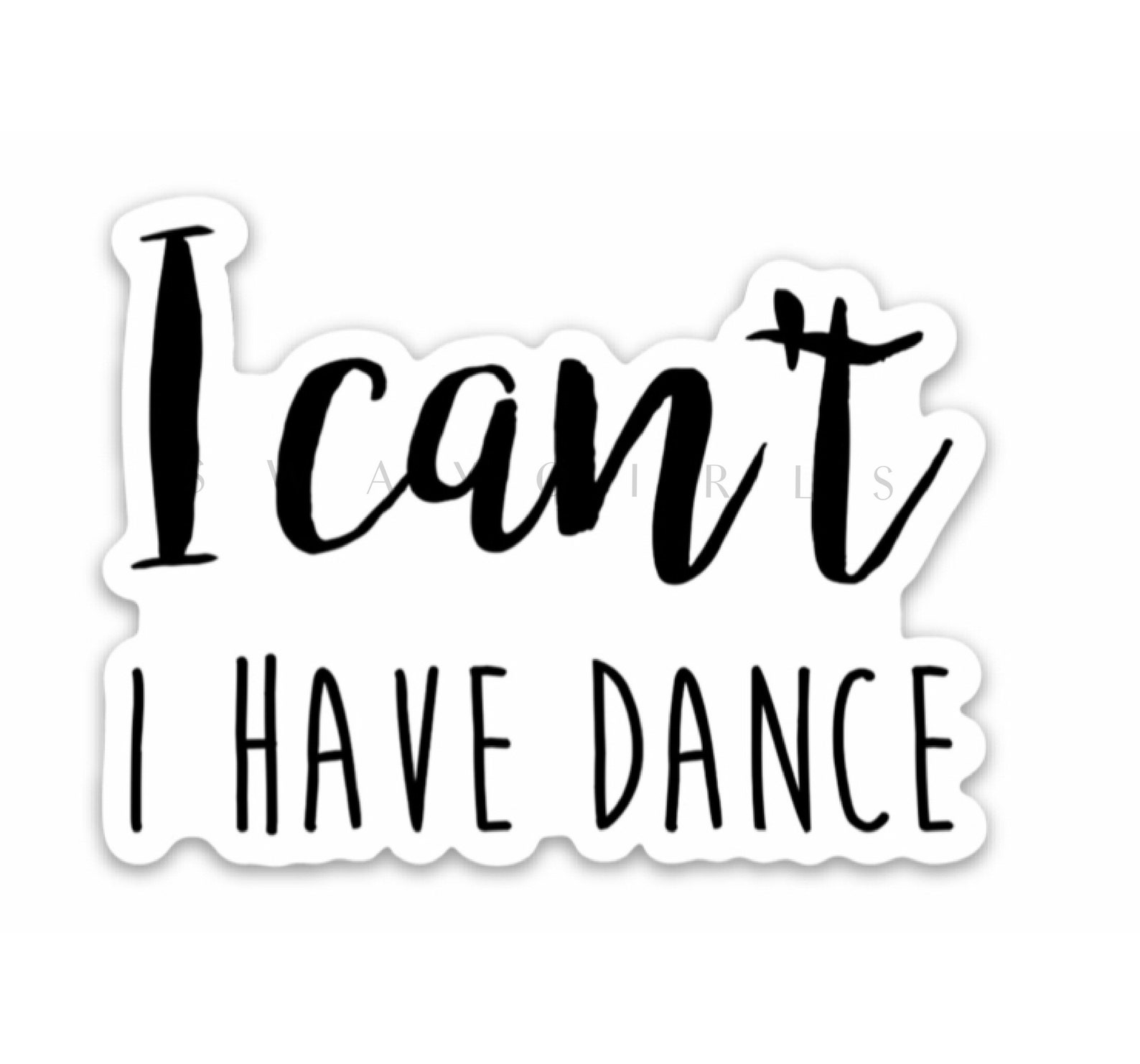 Dance Sticker Dancer Dance Team Decals Waterproof Vinyl - Etsy UK