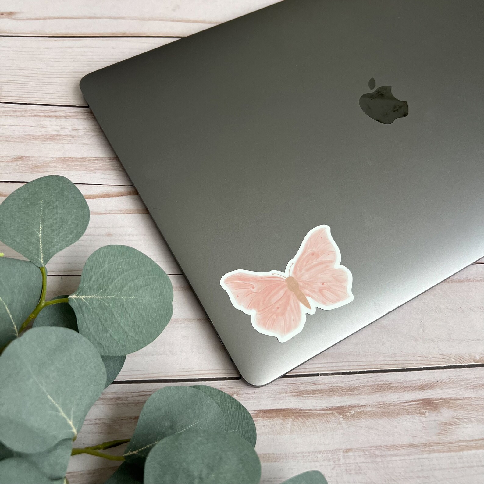 Pink Butterfly Sticker: Waterproof Vinyl Decal - Etsy