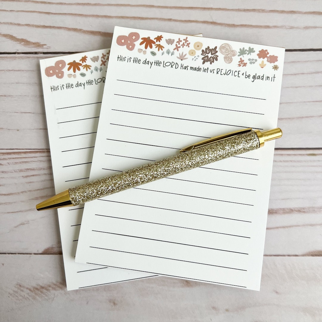 Christian Notepads | Faith Notes | Bible Study Notes | Church Sermon ...