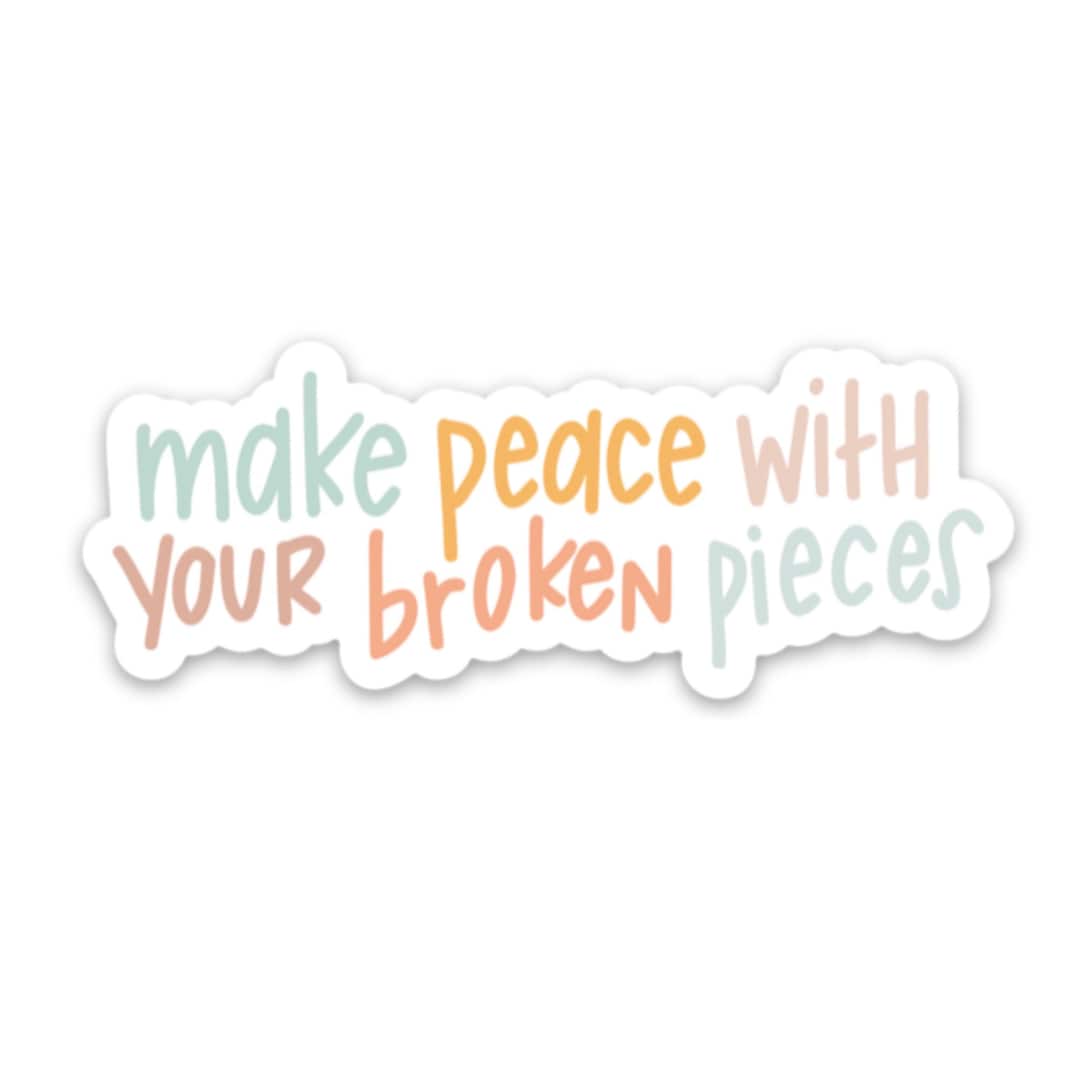 Self Care Sticker | Positive Decals | Mental Health Quote Stickers - Etsy