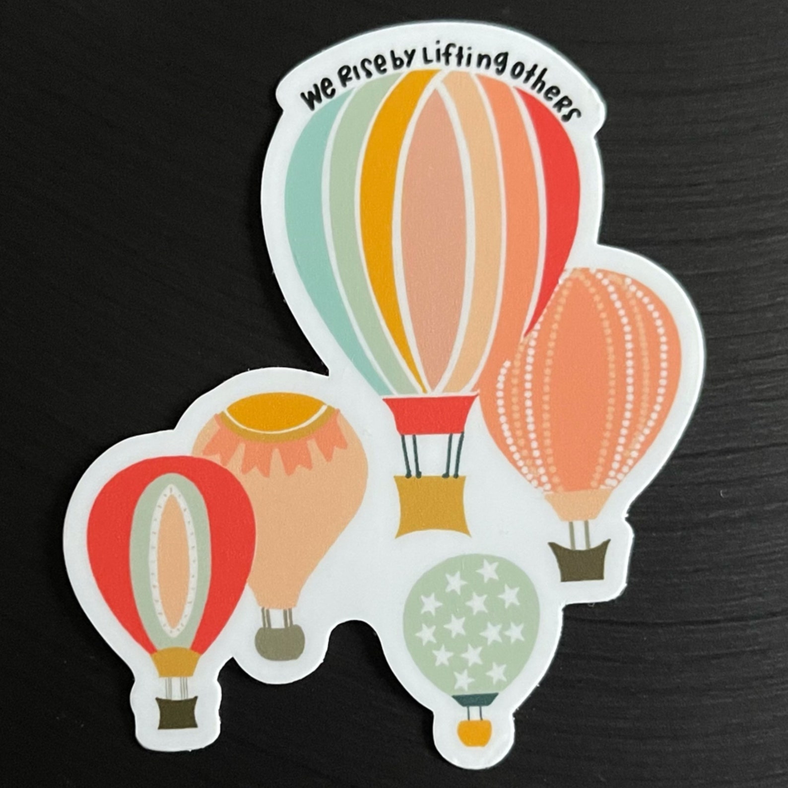 Positive Quote Stickers Inspirational Decals We Rise by | Etsy