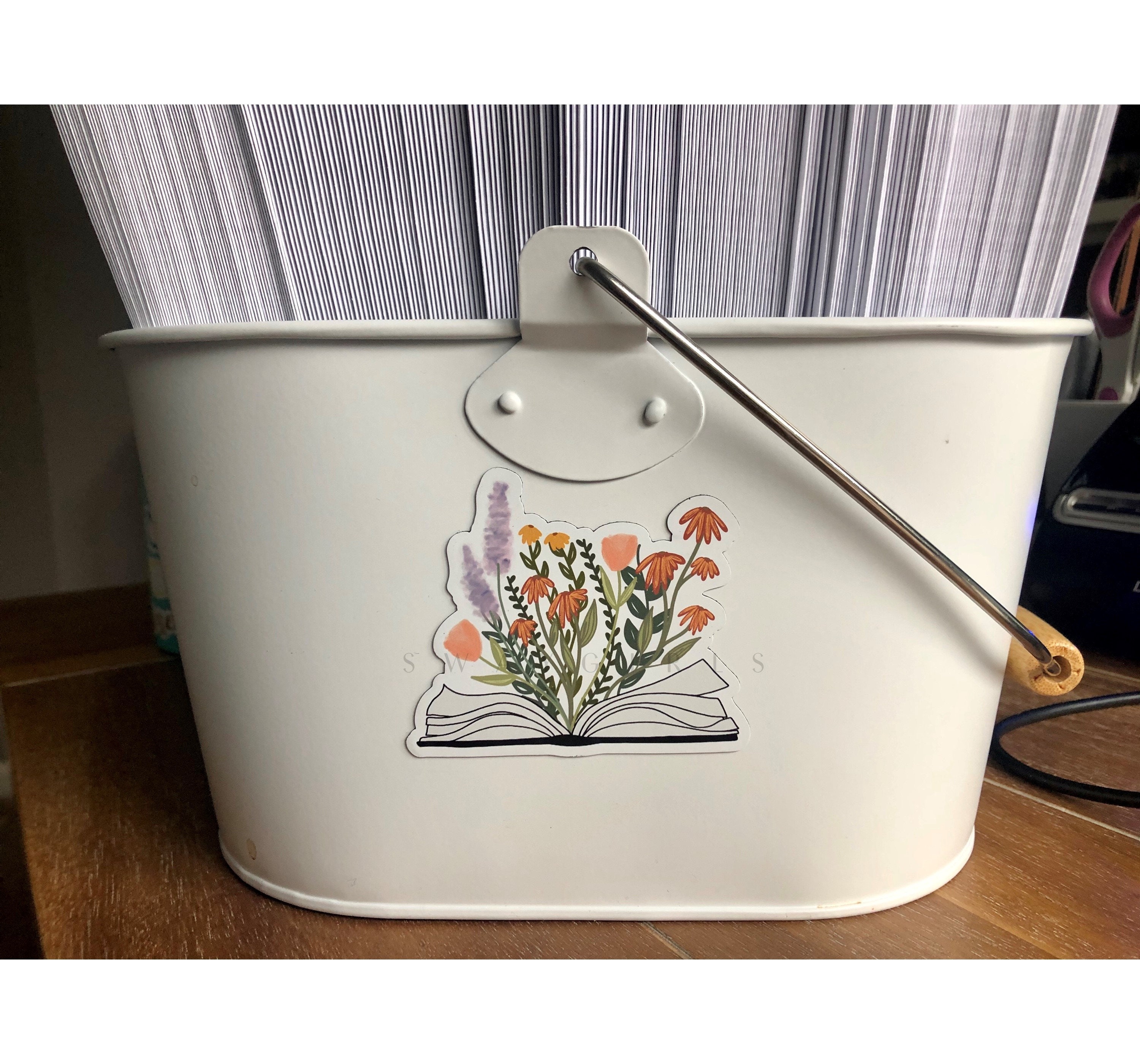 Floral Book Magnet Cute Magnets for a Fridge Locker Car | Etsy