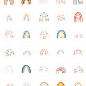 Instagram Story Highlight Icon 64 Boho Rainbow Social Media Covers Use ...