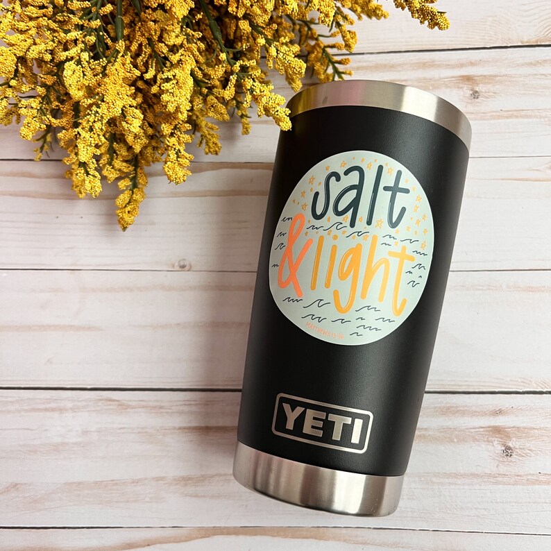 Salt & Light Christian Faith Sticker Bible Verse Quotes - Etsy