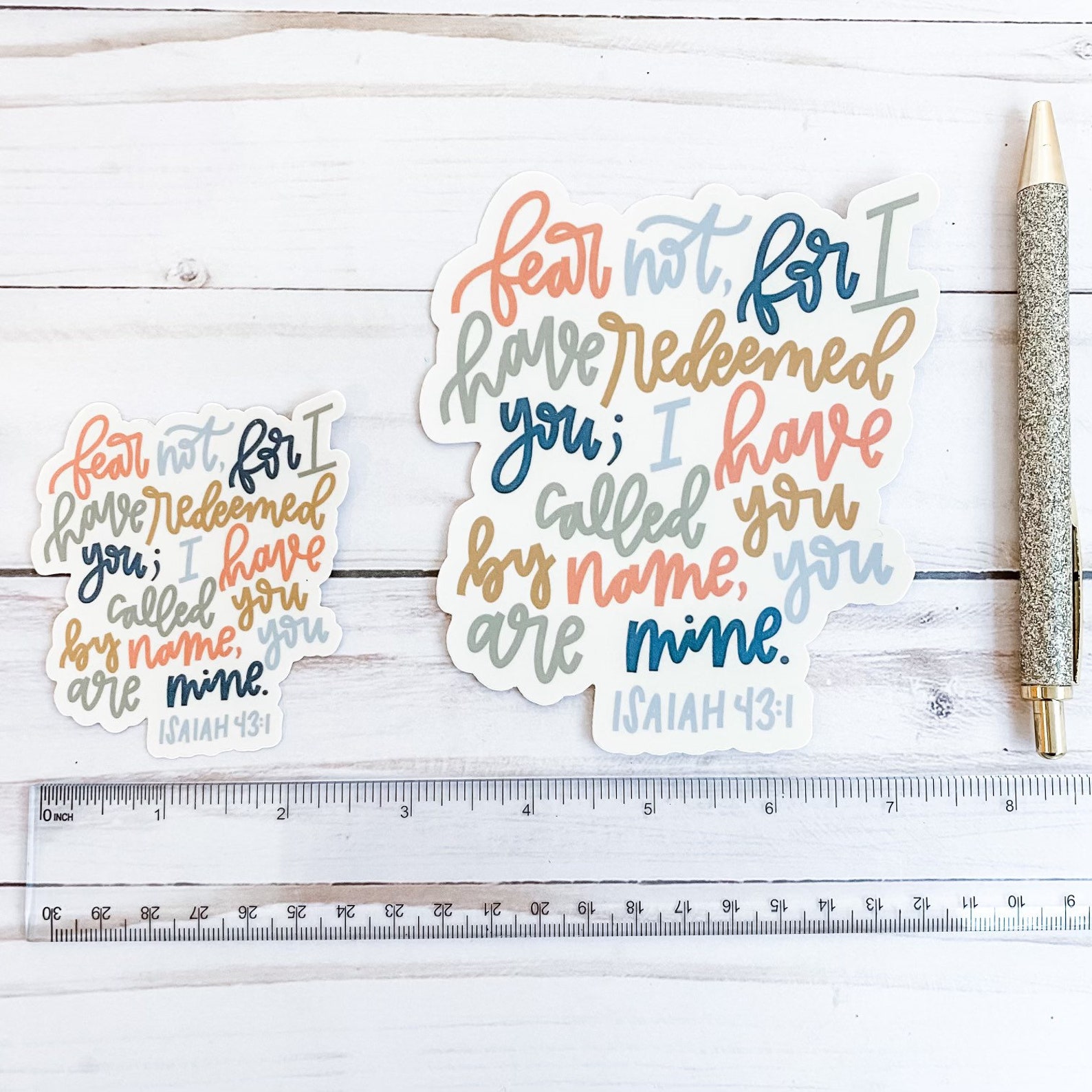 Faith Stickers Christian Stickers Waterproof Vinyl Decals - Etsy