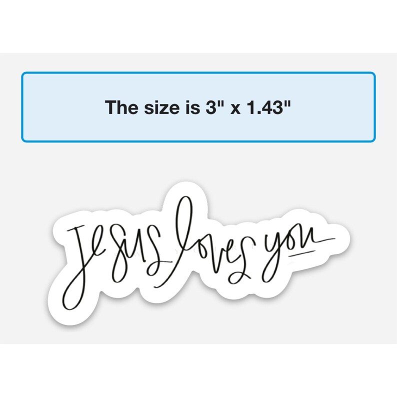 Christian Quotes Bible Verse Sticker Quote Faith Jesus | Etsy