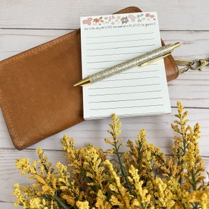 Christian Notepad: Hand Illustrated Faith Notes, Lined 4.5x5.5" - Etsy