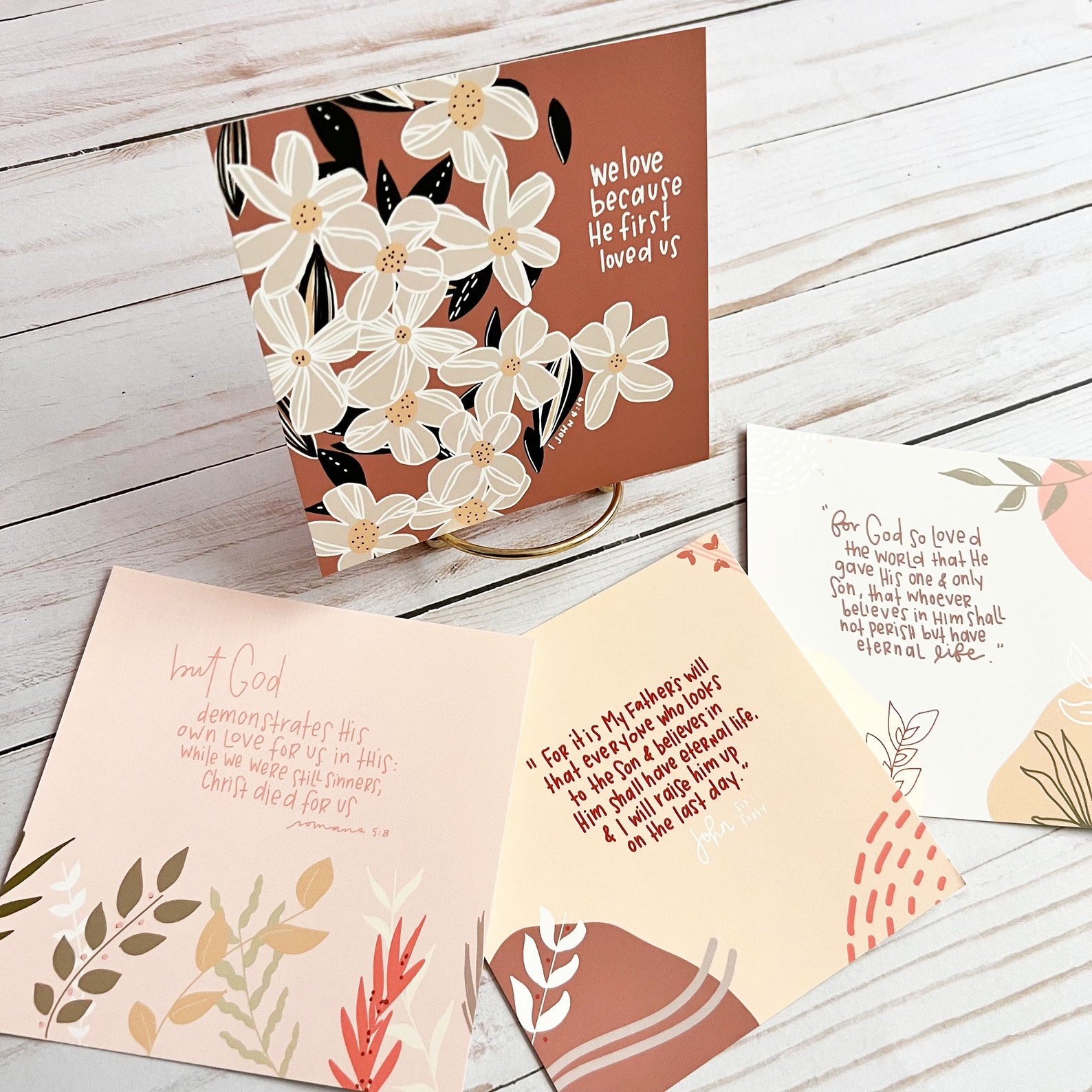 Bible Verse Cards Bible Study Memory Cards Prayer Cards - Etsy